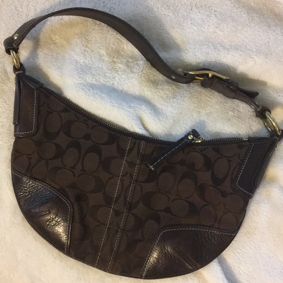 Coach | Bags | Coach Excellent Brown Leather Boho Purse Handbag | Poshmark